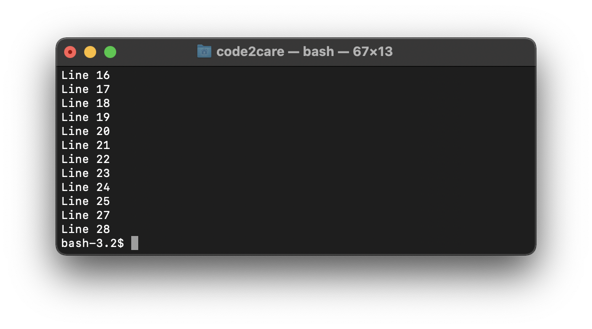 How To Display Content Of A File In Terminal Screen Code2care